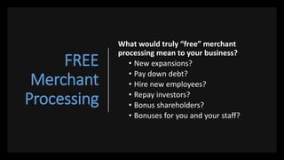 Zero Fee Processing | PPT