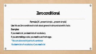 Zero, first and second conditional.pptx