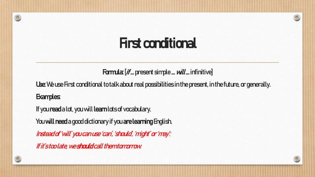 Zero, first and second conditional.pptx