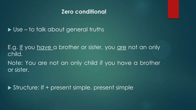 Zero, first, second and third conditionals (2nd grade) | PPT