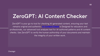 ZeroGPT: Leading AI Content Detection Solution | PPTX