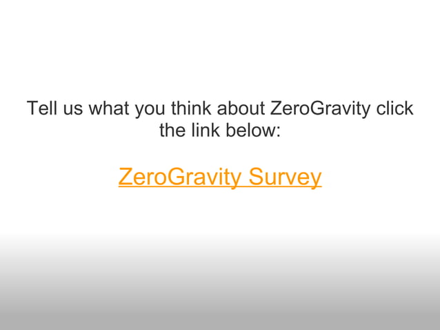 ZeroGravity | PPT
