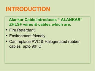 Zero Halogen Cables | PPT | Chemistry | Science