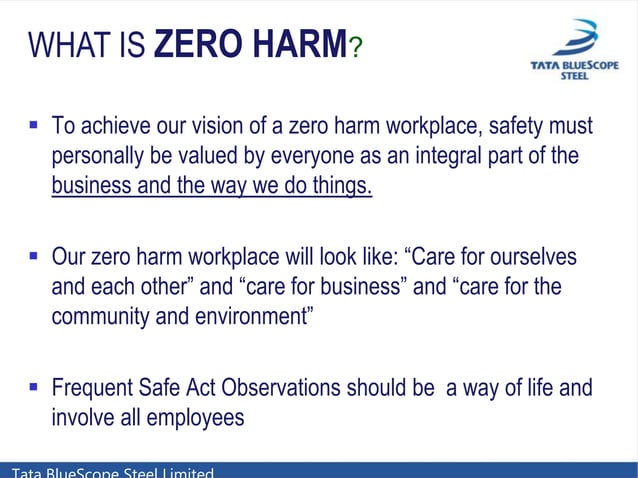 ZERO HARM.ppt | Human Resources | Business