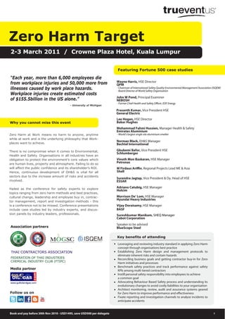 Zero Harm Target | PDF