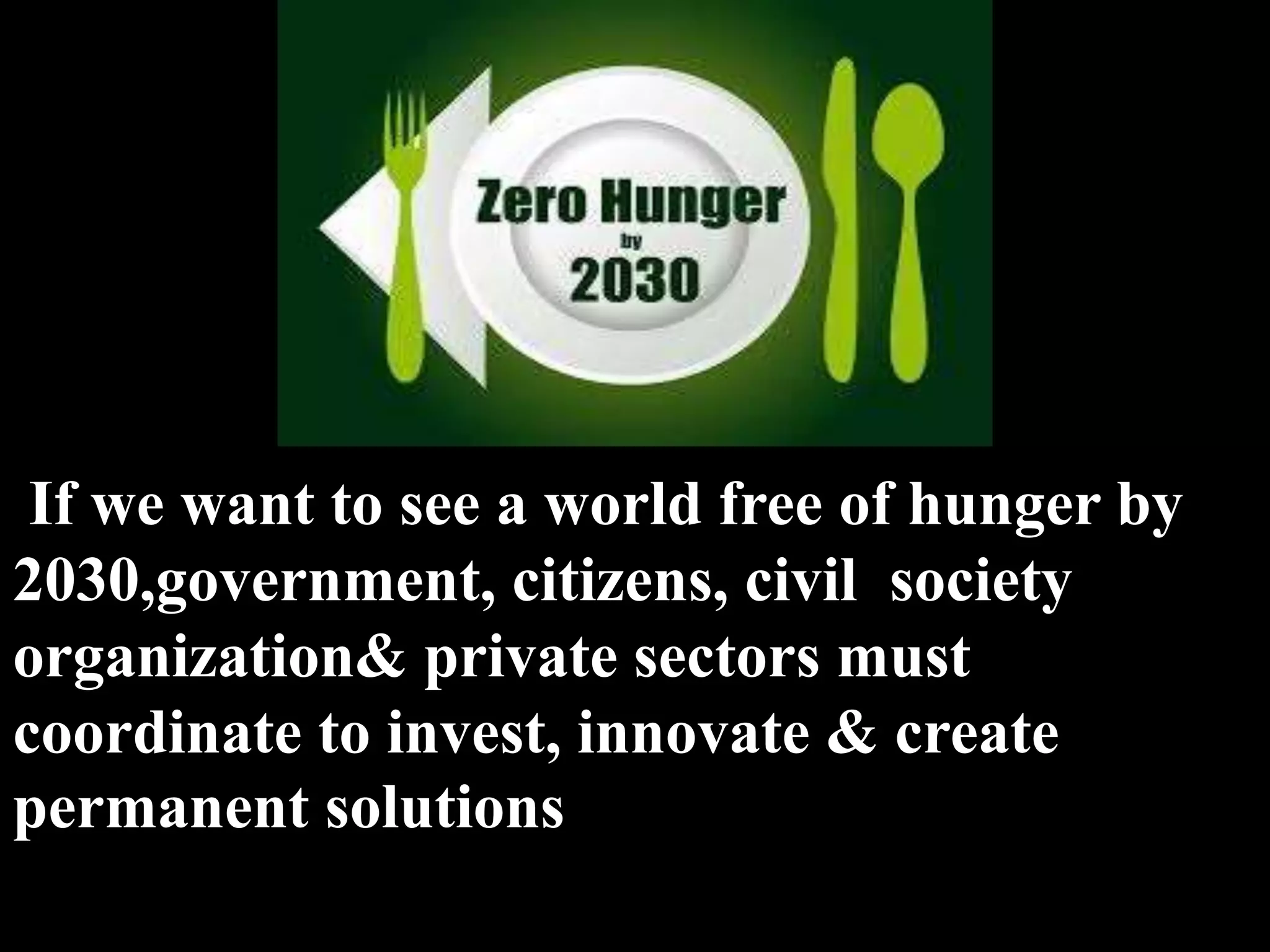 Zero hunger | PPTX