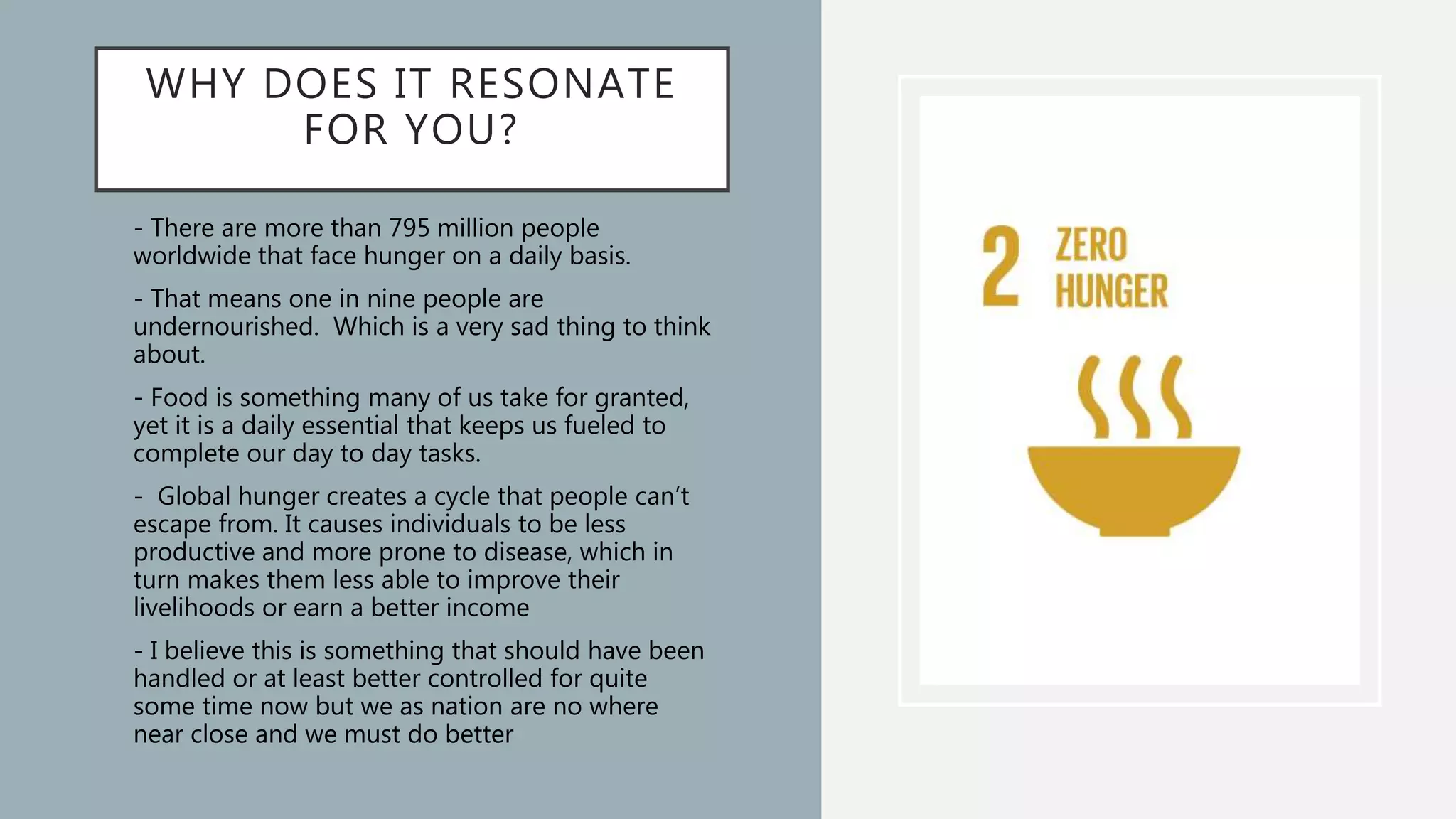 Zero hunger | PPTX