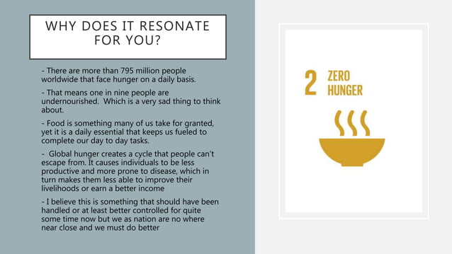 Zero hunger | PPTX | Nutrition | Healthy Living