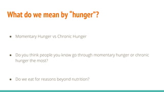 Zero hunger - presentation | PDF