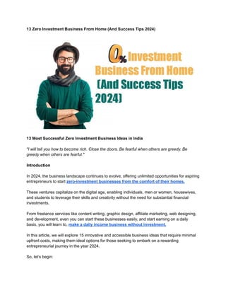 zero investment business from home.pdf