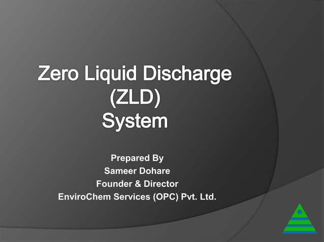 Zero Liquid Discharge System | PPTX | Chemistry | Science