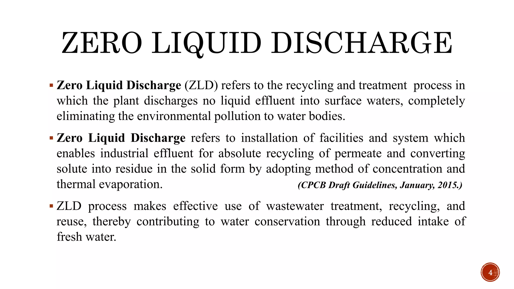 Zero liquid discharge | PPTX