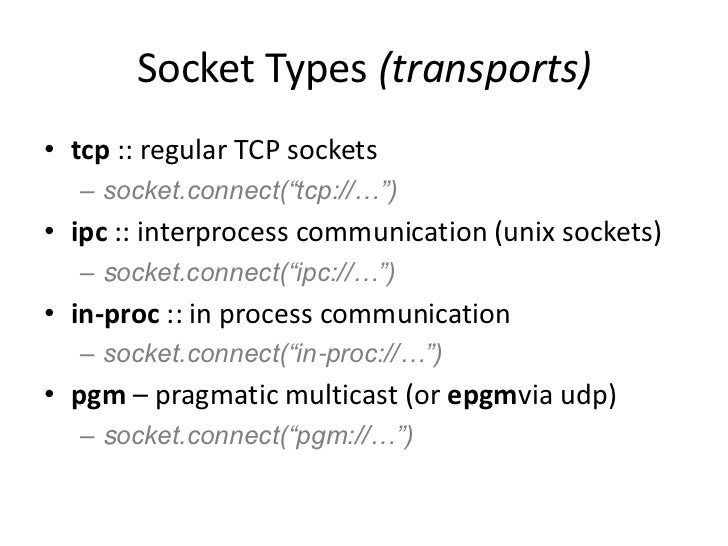 ZeroMQ: Super Sockets - by J2 Labs