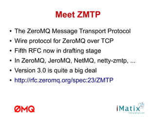 CurveZMQ, ZMTP and other Dubious Characters | PPT