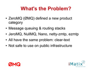 CurveZMQ, ZMTP and other Dubious Characters | PPT