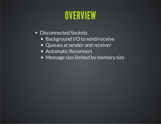 ZeroMQ - Sockets on steroids! | PPT