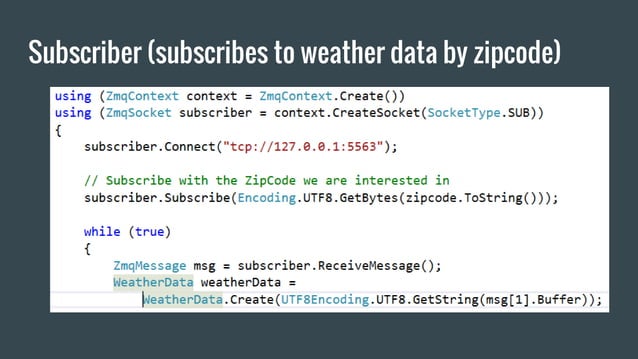 ZeroMq ZooKeeper and FlatBuffers | PPTX