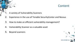 Enterprise Vulnerability Management - ZeroNights16 | PPT