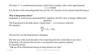 Zero Order Absorption Model: Biopharmaceutics | PPTX