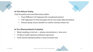 Zero Order Absorption Model: Biopharmaceutics | PPTX