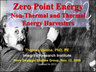 Zero-Point Energy Harvesters | PDF