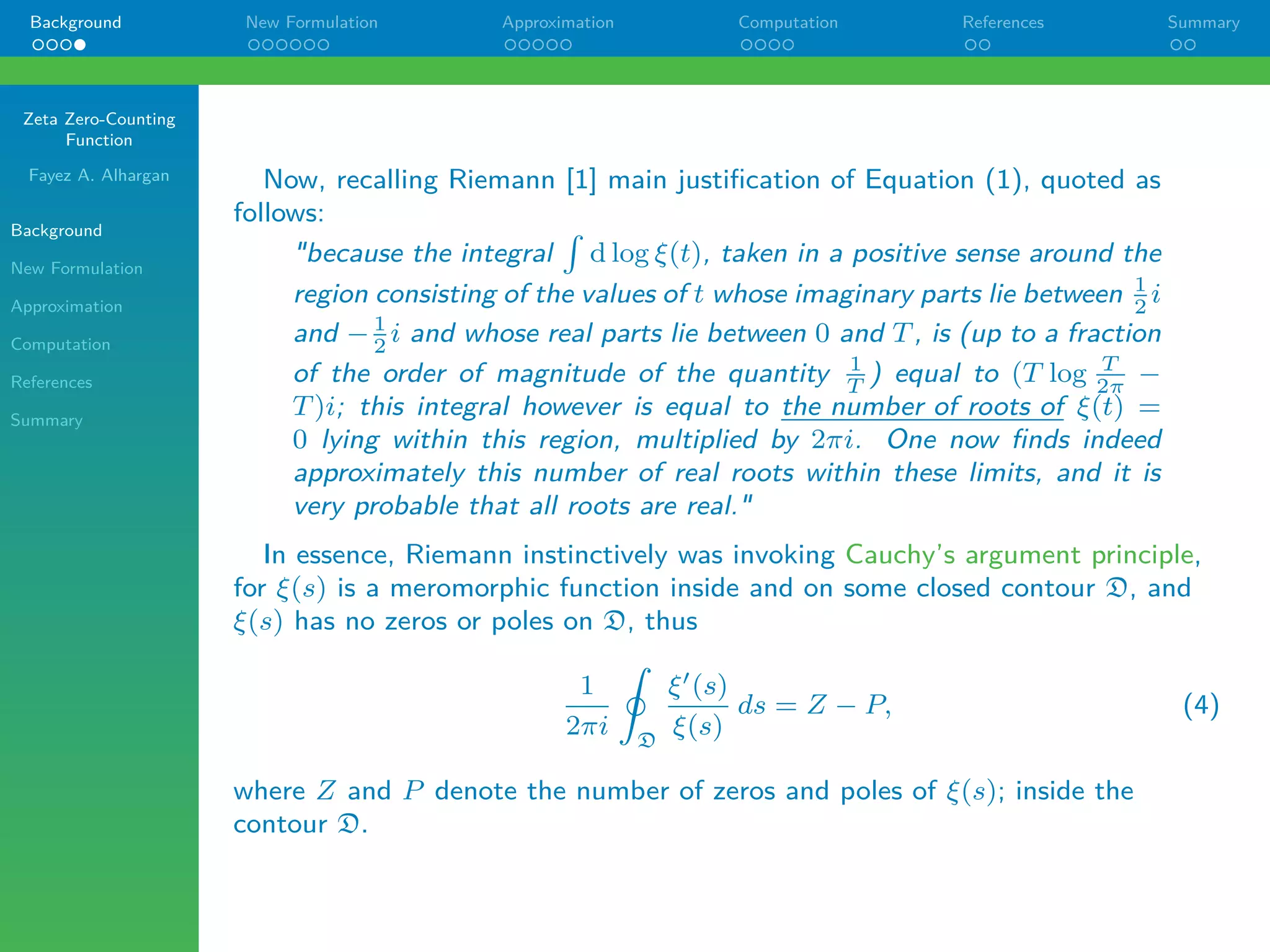 Zeta Zero-Counting Function | PDF