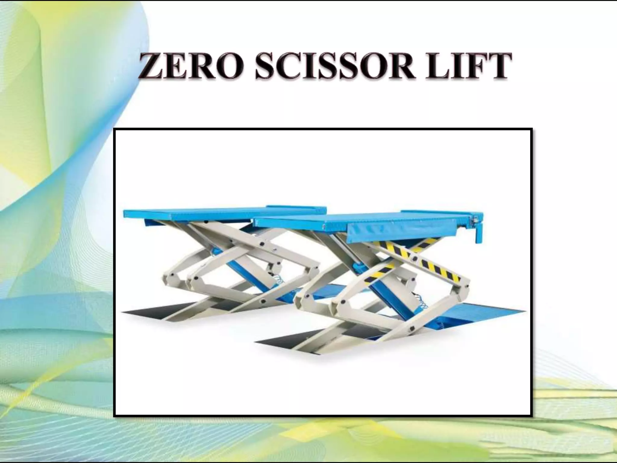 Zero scissor lift Chennai, Tamil Nadu, Andhra, Kerala, Karnataka ...