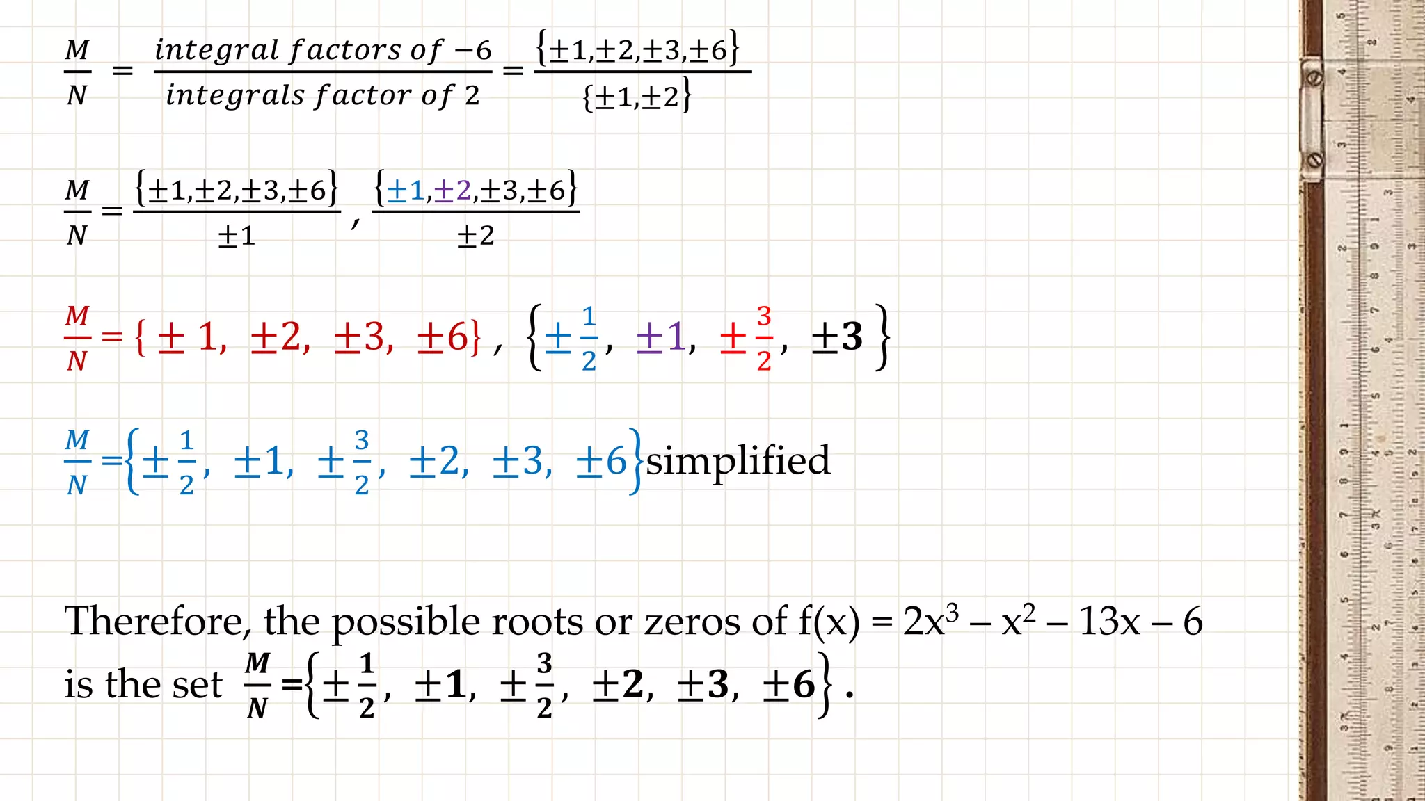 Zeros or roots of a polynomial if a greater than1 | PPT