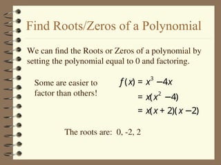 zeros_roots_factors.ppt Zero roots factors | PPT