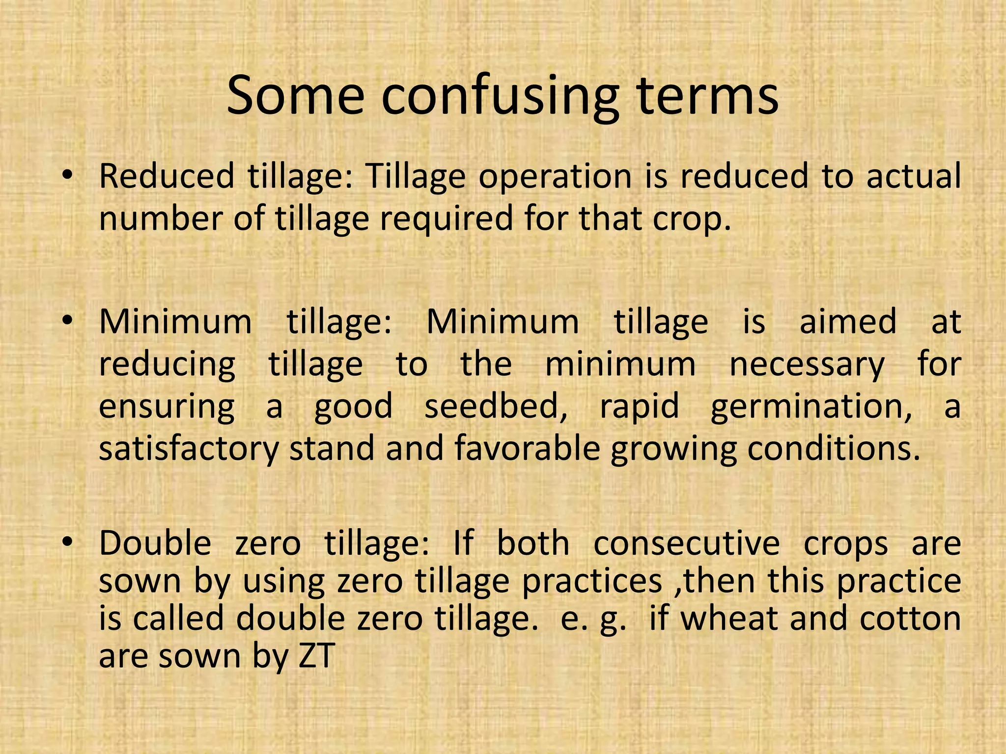 Zero tillage | PPTX