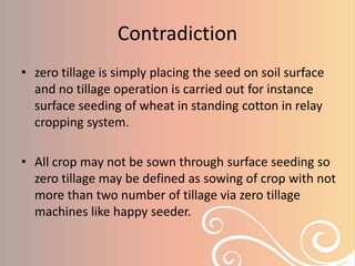 Zero tillage | PPTX