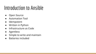 Zero to Hero - Ansible 101 | PDF