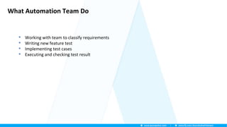 Zero to hero in agile automation testing | PPT