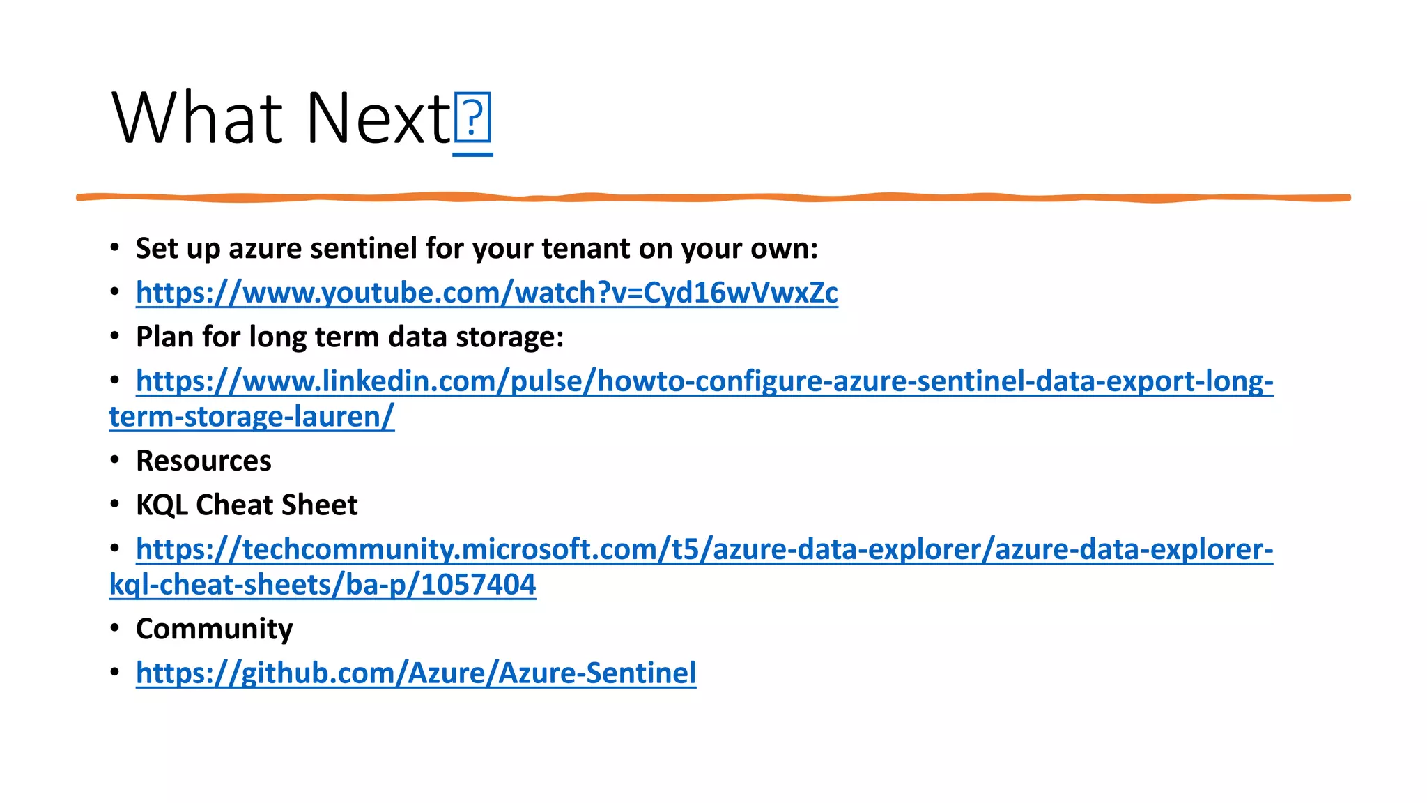 Getting Started with Azure Sentinel | PPTX