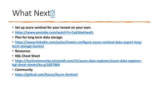 Getting Started with Azure Sentinel | PPTX