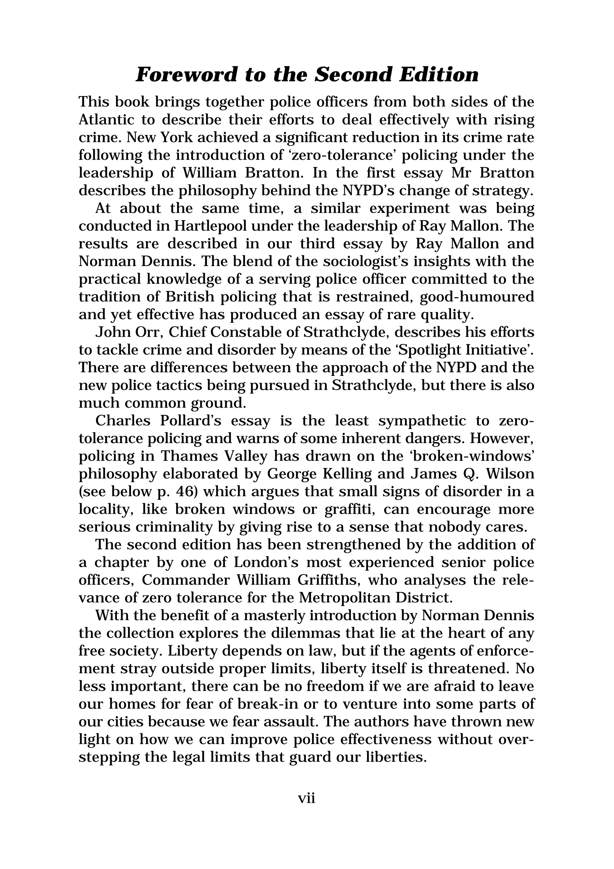 Zero tolerance | PDF