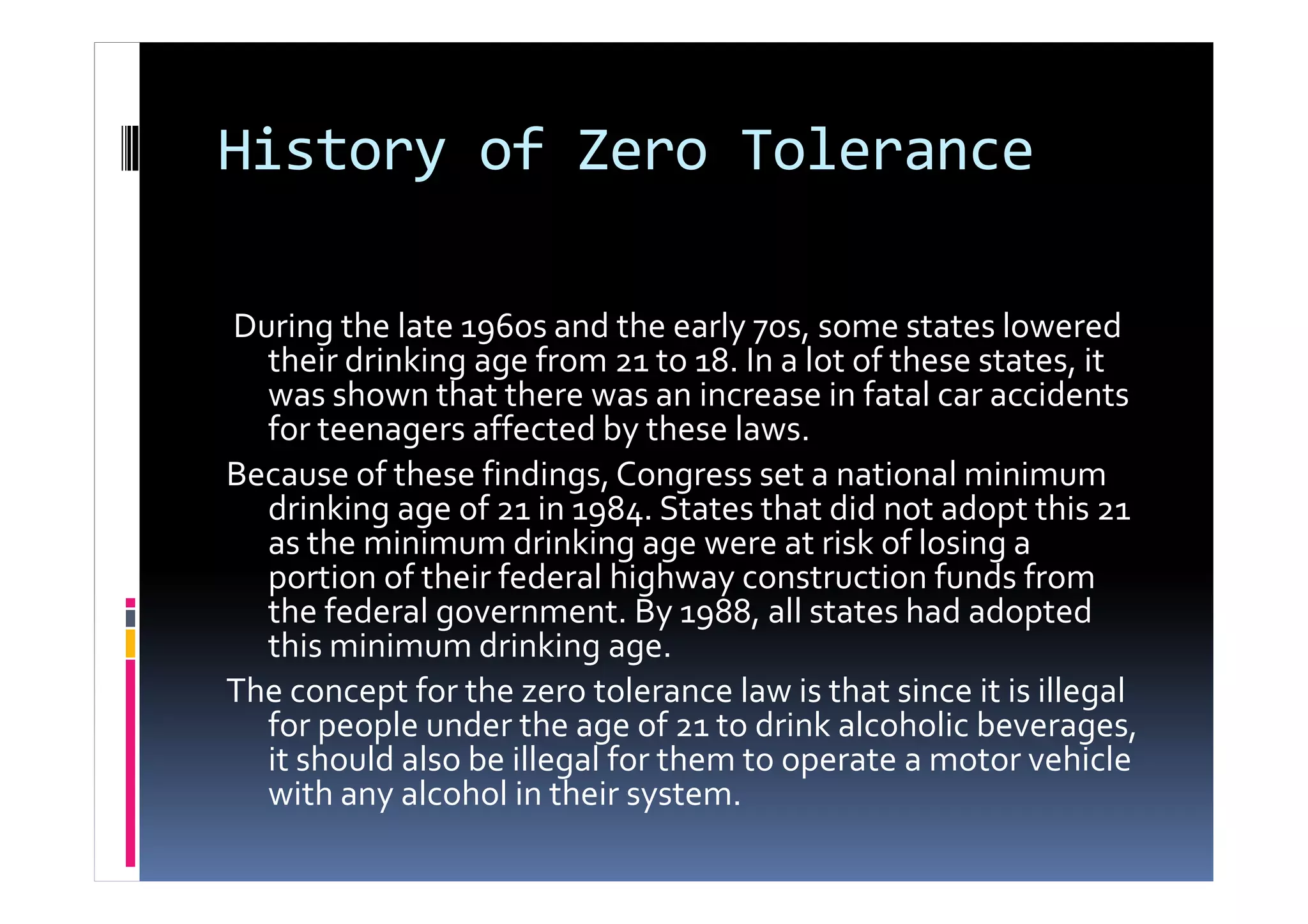 Zero tolerance policy | PDF