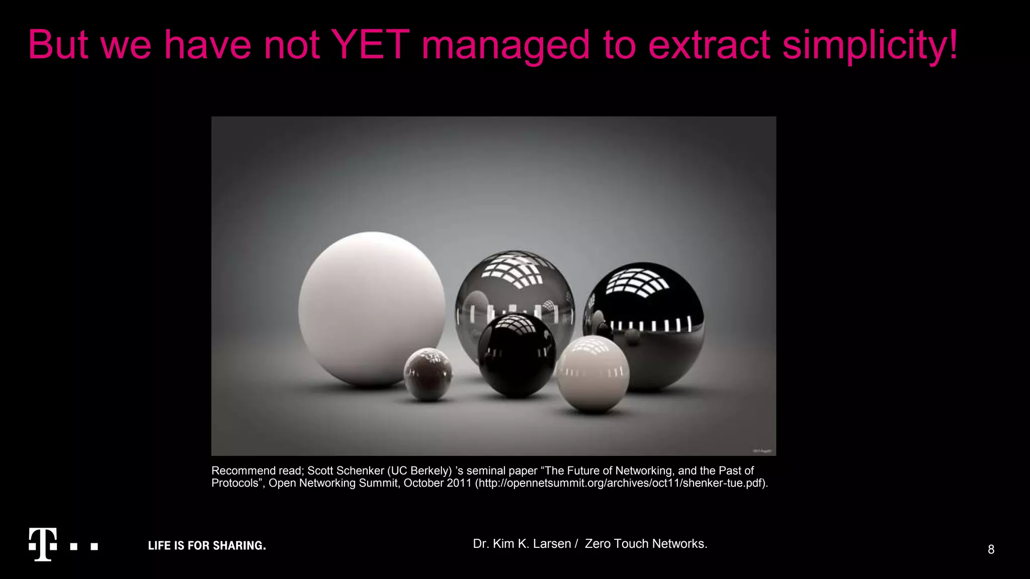 Zero Human Touch Networks | PPT