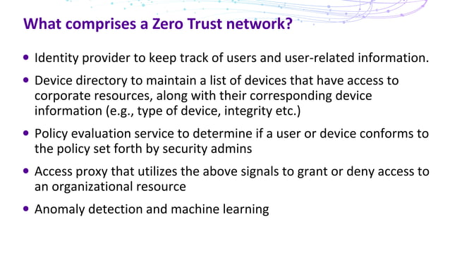 Zero Trust Model Presentation | PDF