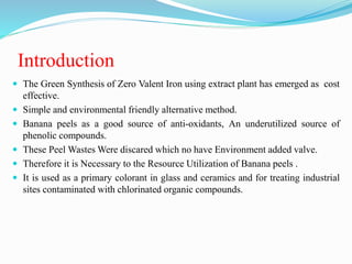 Zero valent iron nano | PPTX