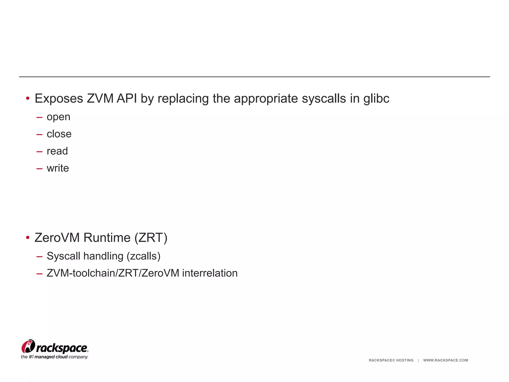 Zero vm architecture | PPT