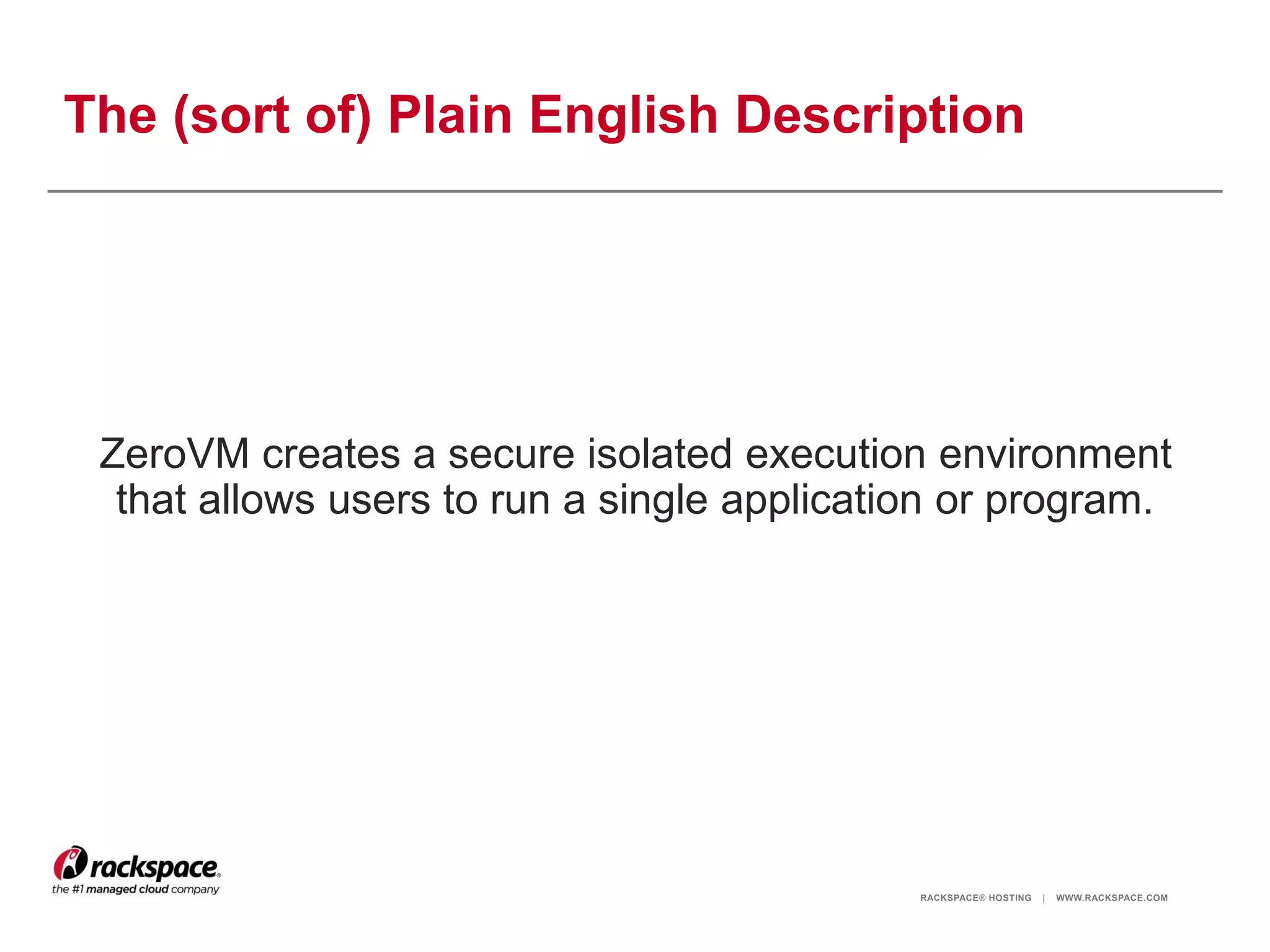 Zero vm architecture | PPT