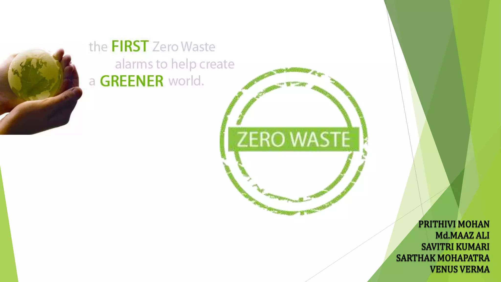 ZERO WASTE CONCEPT | PPTX
