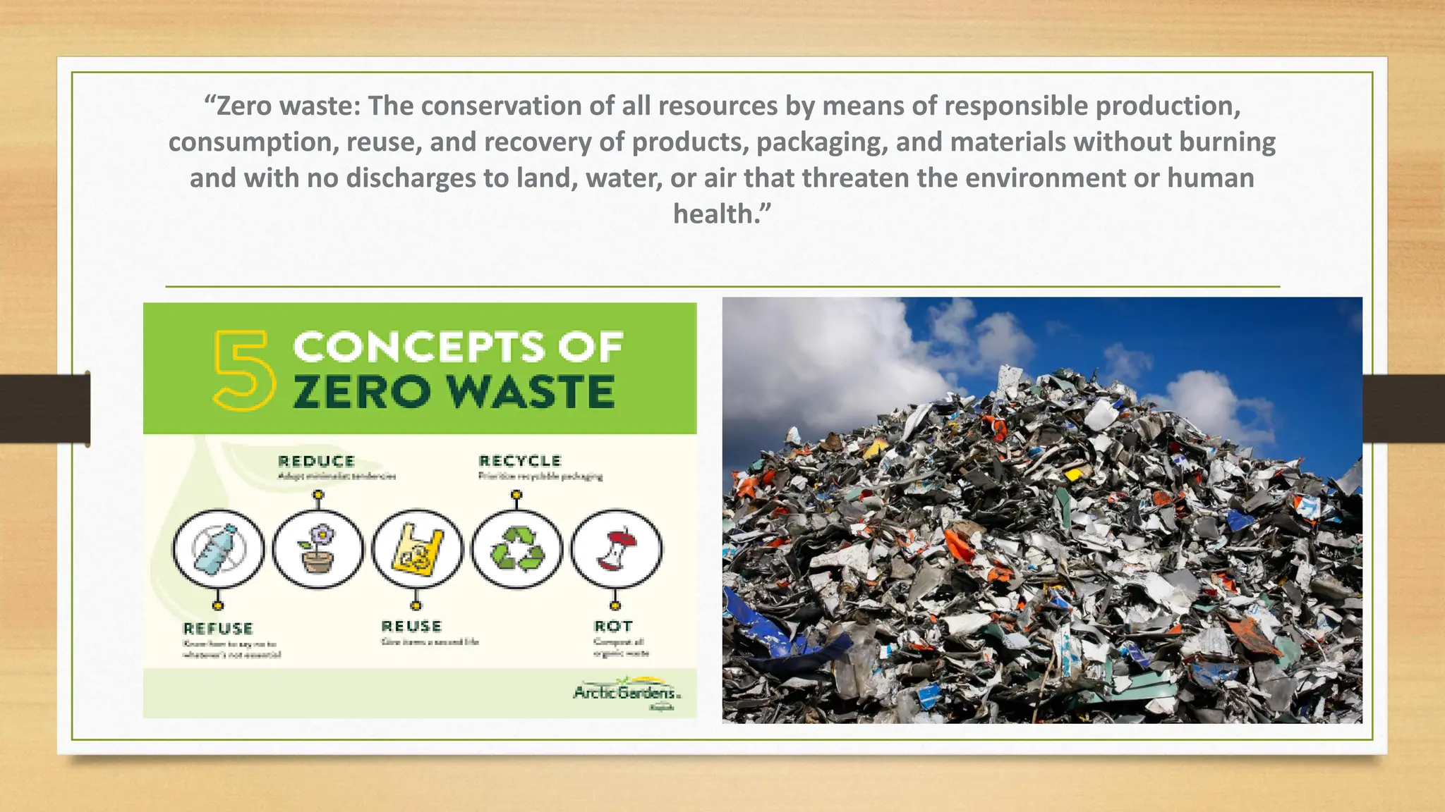 Zero Waste belajar bahasa inggris dasar. | PPT