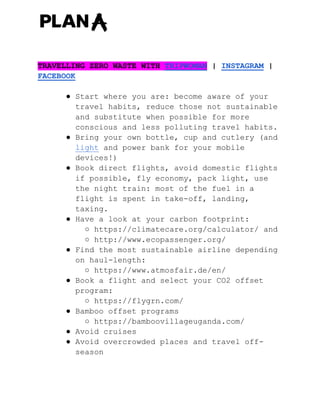 Zero waste 101 TIPS & TRICKS | PDF