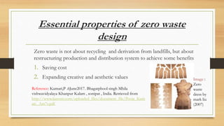 Zero waste designing in textile by priyanka lamba | PPTX | Women\'s ...