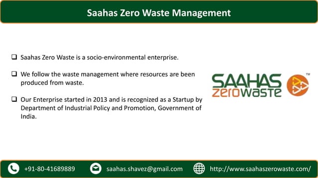 Zero waste management converting waste into resources | PPT
