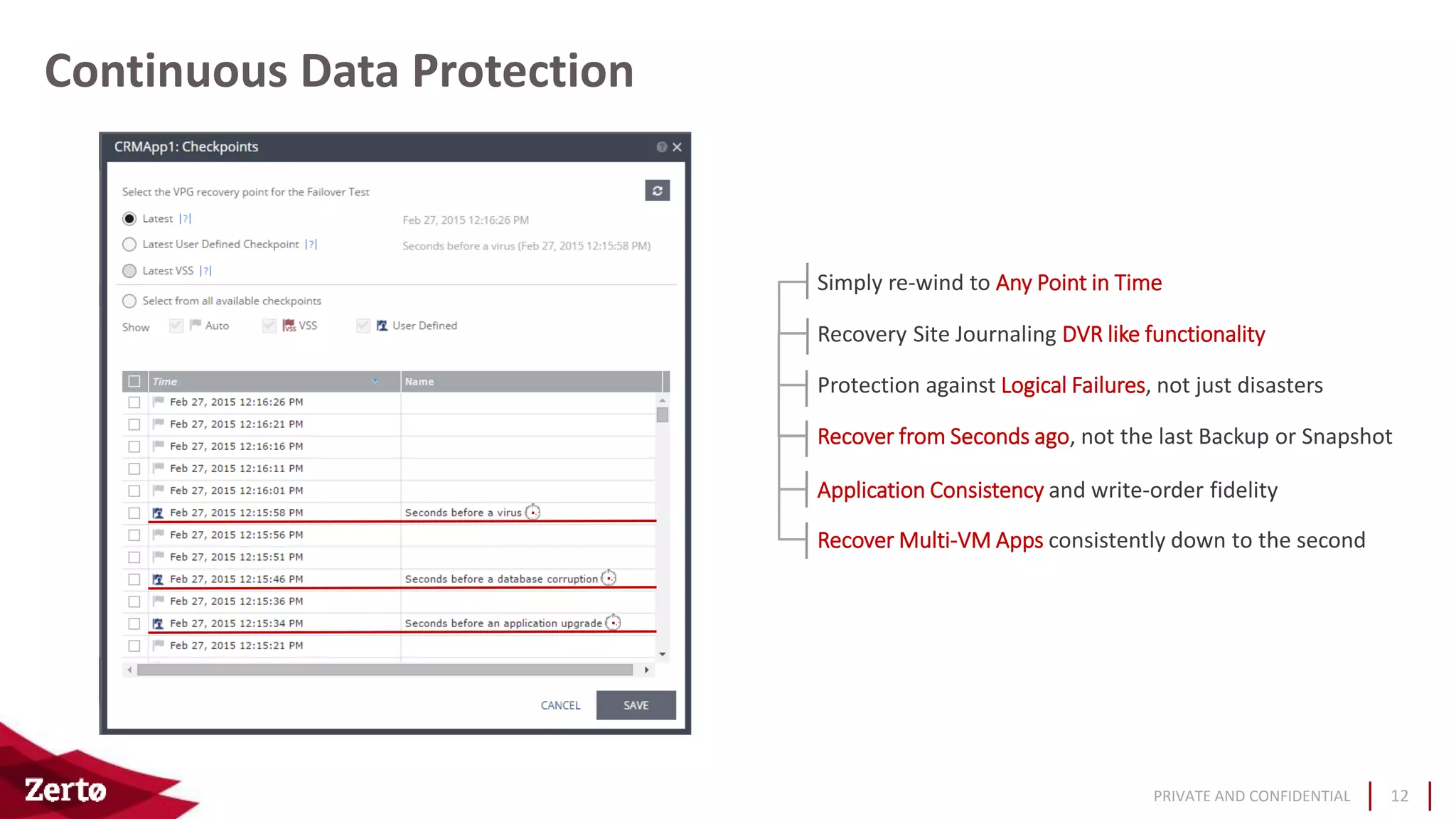 Zerto 4.0 the standard for disaster recovery | PPT