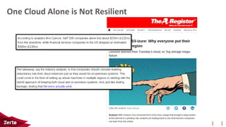 Zerto for dr migration to cloud overview | PDF