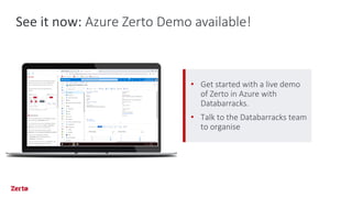 Zerto in azure technical deep dive | PDF